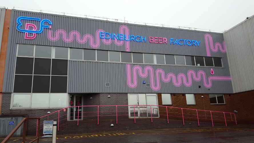 Edinburgh Beer Factory's Paolozzi Lager: where beer meets art!